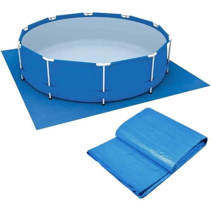 Tapis de Sol pour Piscine,Hors Terre Tapis de Protection Bleu ...