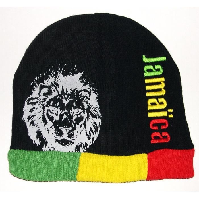 Bonnet rasta bob marley reggae jamaique lion - Cdiscount Prêt-à-Porter