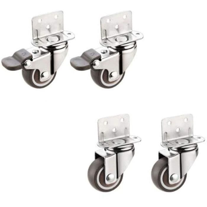 Roulettes de Meubles, Roue pivotante, Petites Mini-roulettes, Support d ...