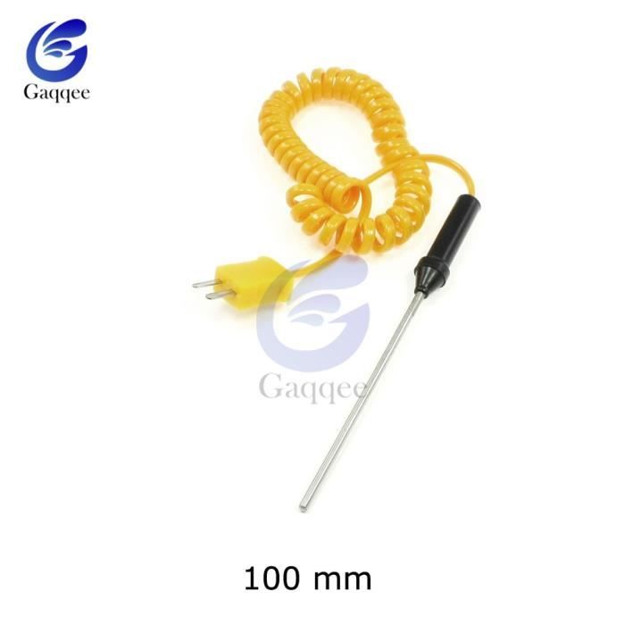 10cm -Capteur de sonde de Thermocouple de Type K 10cm-30cm-50cm, contrôleur de température 50C à ...