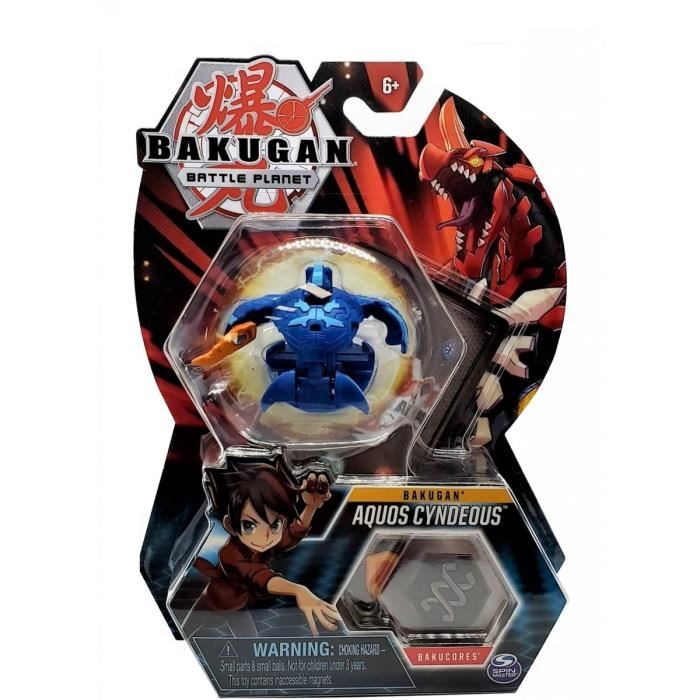 Bakugan : Battle Planet - Aquos Cyndeous + Carte - Boule Bleue ...
