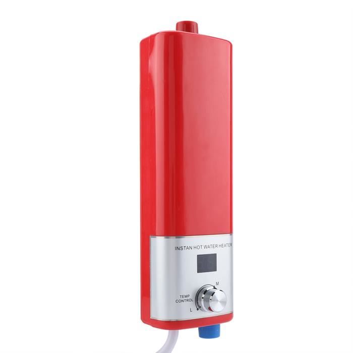 Chauffe-Eau Sans Réservoir 5500W 220V Mini Chauffe-Eau Intelligent Instantané Installation ...