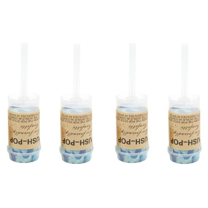 HURRISE Confetti Poppers Cannon, Reusable Plastic Container Confetti ...