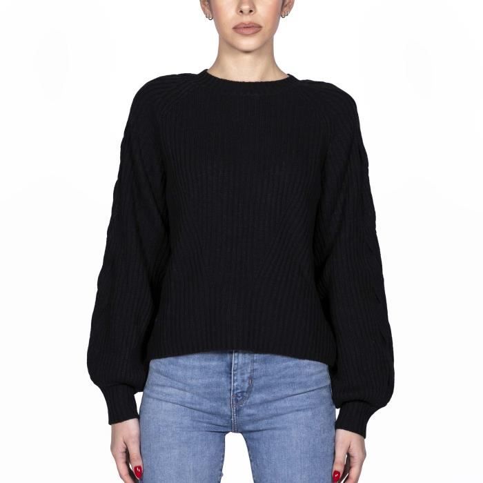 Guess Pull Jodie Rn Ls Noir Noir - Cdiscount Prêt-à-Porter
