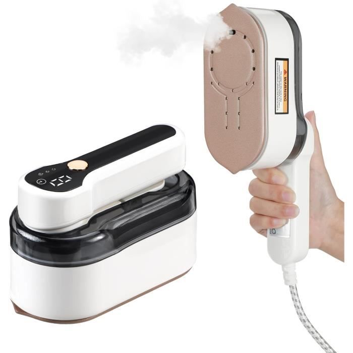 Fer À Repasser Vapeur 1200W Fer À Repasser De Voyage Mini Fer À Repasser Pliable, Réservoir Deau ...
