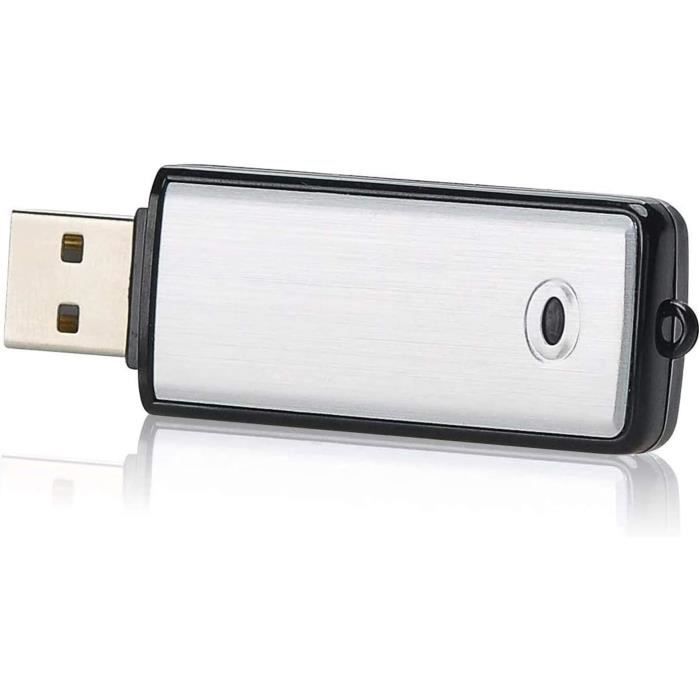 Mini Dictaphone Enregistreur Vocal Numérique 8Go-Capacité De 90 Heures ...