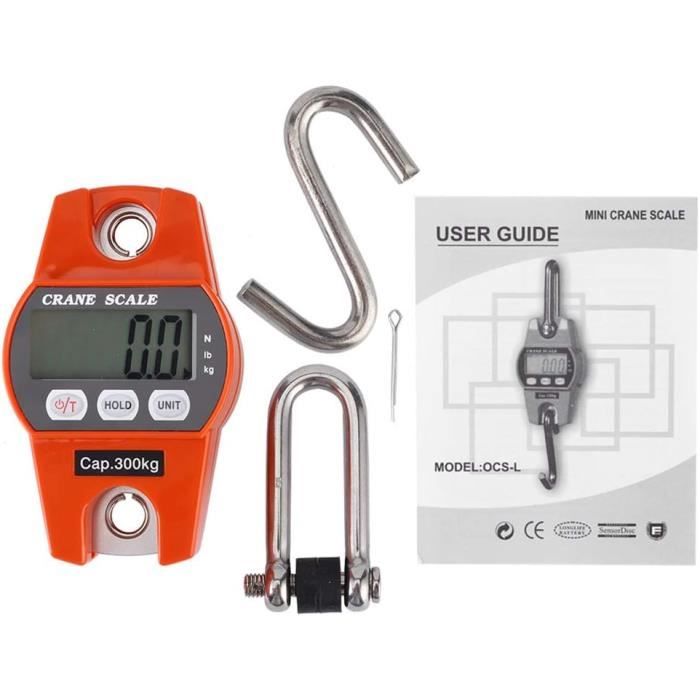 Balance à Suspendre, 300 Kg - 600 Lb Balance à Crochet Numérique ...