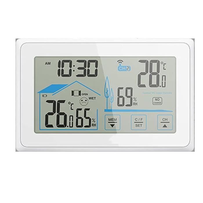 Station Météo Sans Fil Intérieur Extérieur Thermomètre, Grand Écran ...