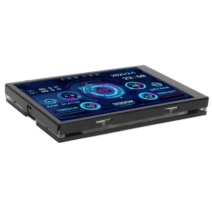 Mini écran USB IPS Moniteur de température d'ordinateur 3,5 pouces ...