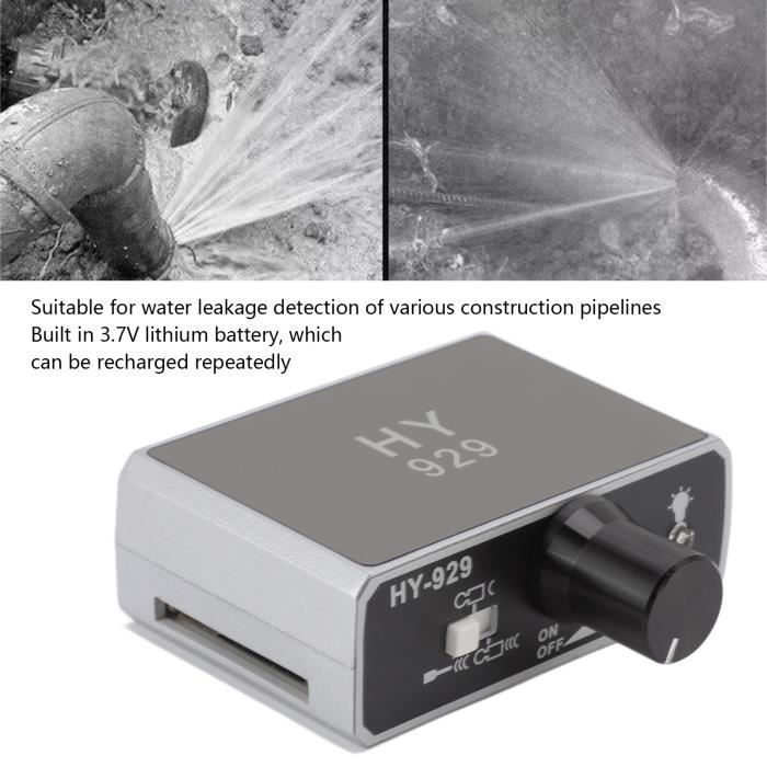 NEUF Détecteur de fuite d'eau HY 929 détecteur de fuite de conduite d ...