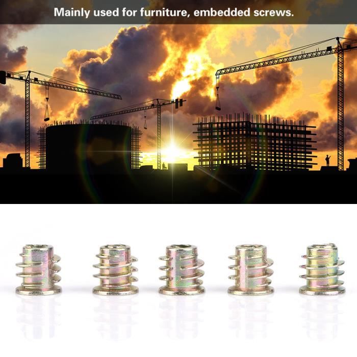 JUZ écrou à vis crou De Fixation écrou Hexagonal En Alliage De Zinc ...