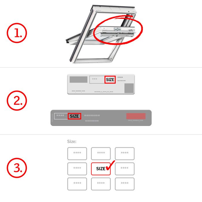 Store Occultant compatible avec VELUX GGL M06, GGL 306, GGU M06, GHL ...