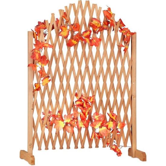 Treillis Jardin Extensible, Clôture Grillage Pliable, Plante grimpante ...