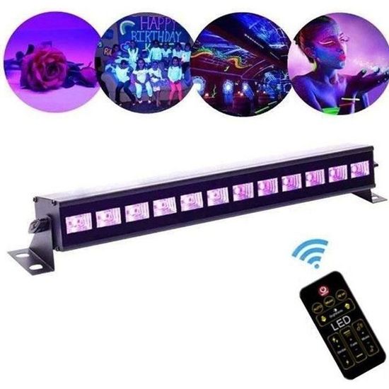 UV LED Bar 12LED-Jeux de Lumire Barre UV-Projecteur Lampe DJ Disco LED PAR Lampe Wall Washer ...