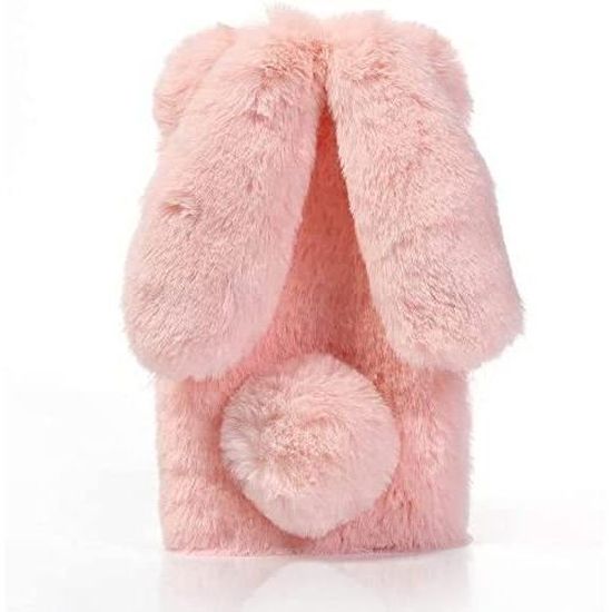 Coque Oppo A54 5G-A74 5G-A93 5G-A93S 5G Silicone 3D Lapin Poilu ...