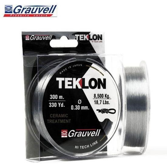 NYLON GRAUVELL TEKLON CERAMIC 300M Modèle: 0.20MM - Cdiscount Sport