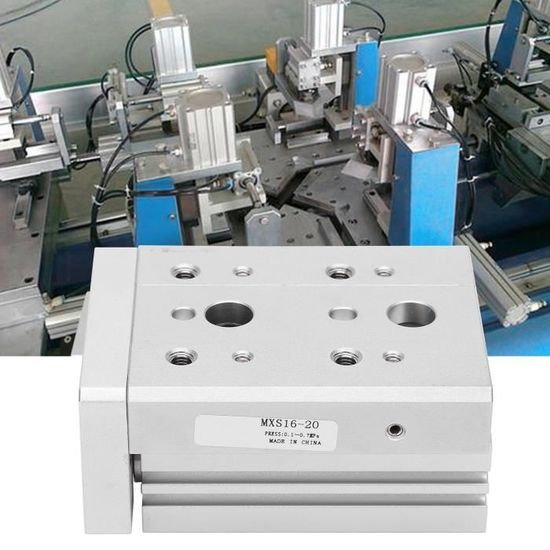 Minifinker Cylindre Pneumatique De Rail De Guidage Mxs16 Haute ...