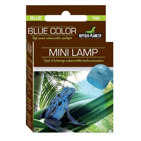Éclairage Mini Lampe LED bleue reptiles imitation de la lune REPTILES ...