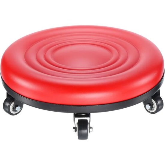 Bas Rouleau Siège Roue Tabouret Chaise Pu Cuir Roulant Tabouret Sièges ...