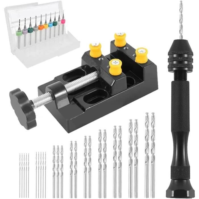 37 Pièces Perceuse a Main, Manuelle Outils Perceuse Adjustable Durable ...