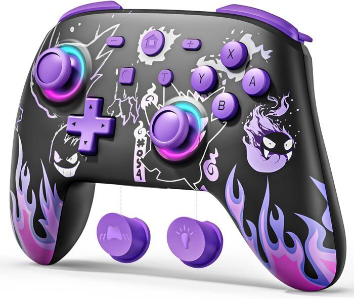 Manette sans fil pour Switch,Upgraded Manette sans fil pour Switch/Lite ...