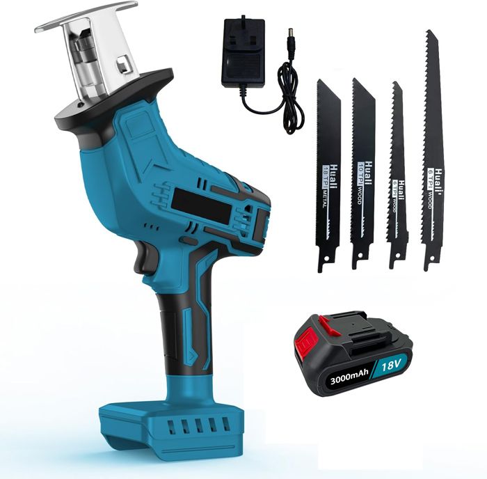 Scie alternative18V,scie alternative électrique sans fil,avec batterie ...