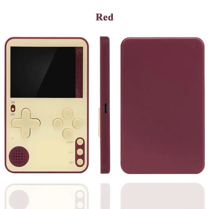 Rouge - Console de jeu vidéo rétro K10 Ultra Pocket, 2.4 pouces, 500 ...