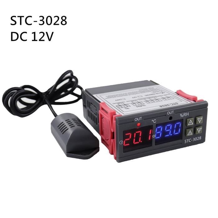 Mesure thermique,STC-1000 STC-3028 12V 24V 220V Numérique ThermoandreTherye.com Hygromètre ...