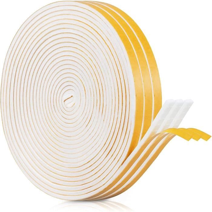 Bande D'Étanchéité Autocollante En Mousse, Pour Portes, Fenêtres, 6 Mm ...