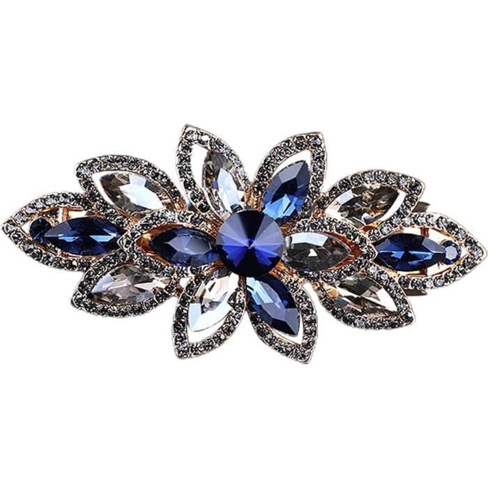 Barrette À Cheveux En Cristal De Luxe En Épingle À Cheveux Avec Strass ...