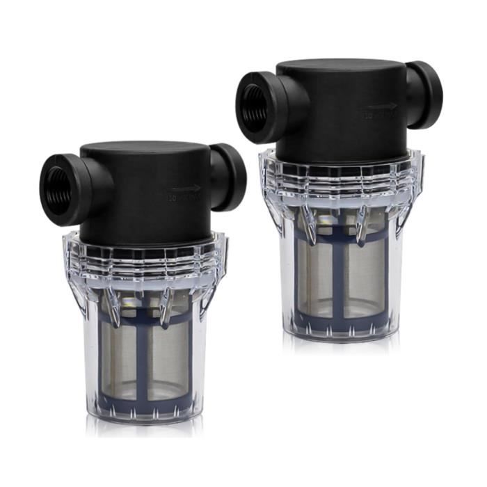 Filtre Pipeline,2 Pièces 20mm Filtre De Pompe A Eau Avec 200 Mesh Tamis ...