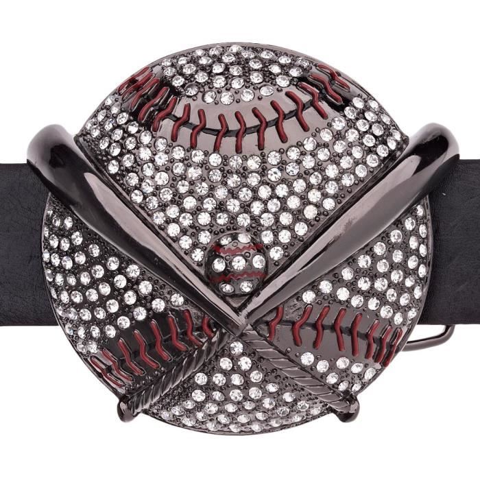 Iced Out Bling Ceinture - BASEBALL BAT noir - Cdiscount Prêt-à-Porter