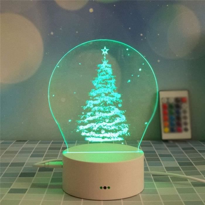 Illusion Lumière De Nuit Led 3D Contact Veilleuse 3D Creative Nouveauté ...