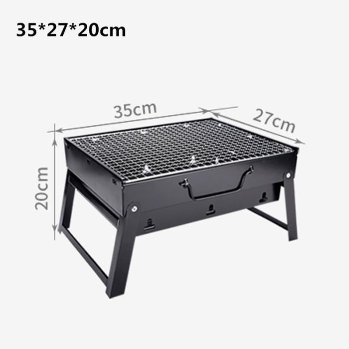 Petit Barbecue pliable Portable à charbon de bois, ensemble de cuisson ...