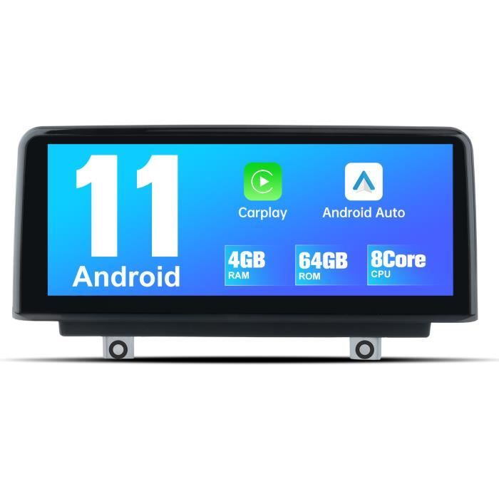 AWESAFE Autoradio pour BMW série 1 2 3 4 F20 F21 F22 F30 F31 F32 F33 F34 F36 Android 11[4Go+64Go ...