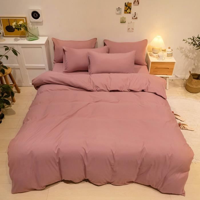 Couvre lit, simple, couleur unie, pièces en de lavé, ensemble givré ...