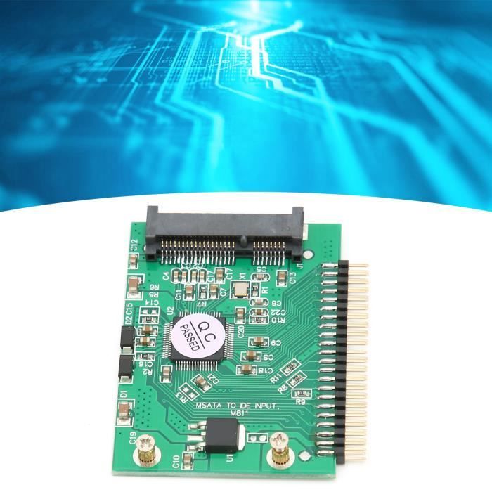 Adaptateur Carte Mini Pcie Msata Ssd Vers Disque Dur Ide 44 Broches ...
