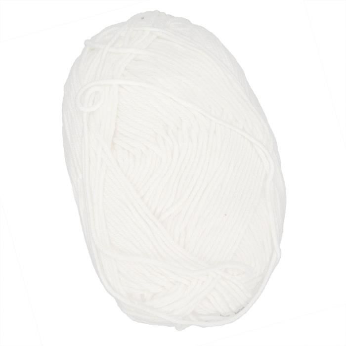 Fil à crochet - EJ.LIFE - Coton doux - Durable - Anti-boulochage ...