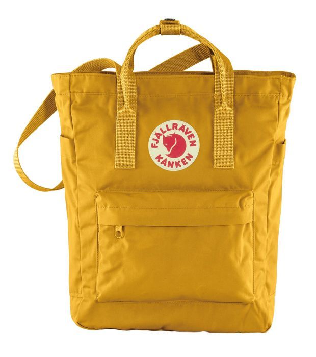 Sac Kanken totepack - FJALL RAVEN - Jaune - 35% coton - 65% polyester ...