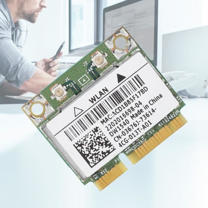 Carte réseau sans fil 2,4/5 GHz, pour Dell Broadcom BCM943228HM4L ...