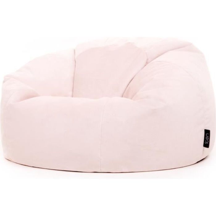 Icon Pouf Fauteuil en Velours Aurora, Poufs de Salon pour Adultes ...