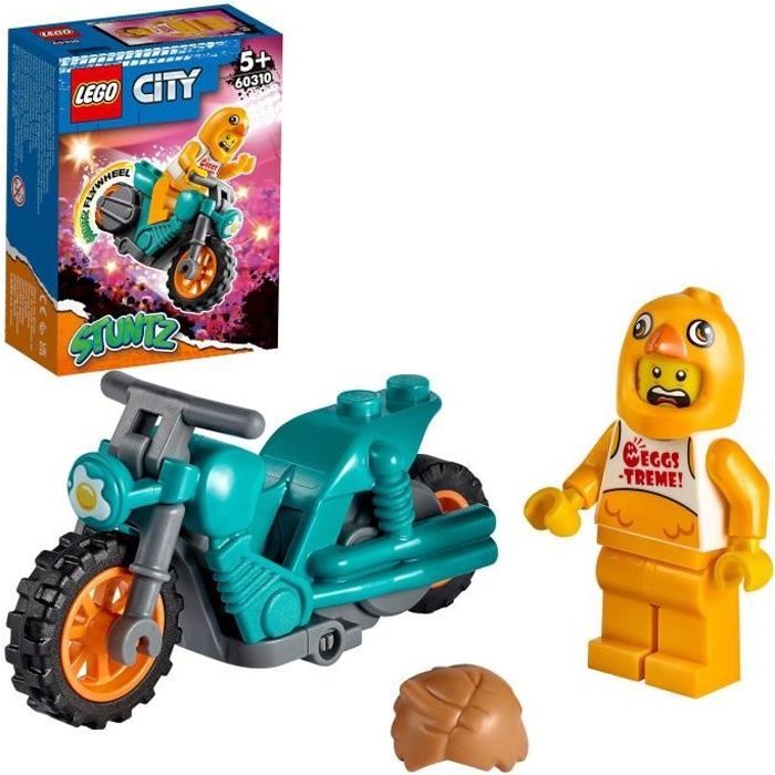 LEGO® 60310 City Stuntz La Moto De Cascade Du Poulet À Rétrofriction ...