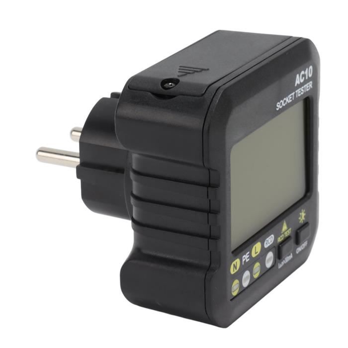 Pwshymi testeur de prise électrique Testeur de prise, vérificateur de ...
