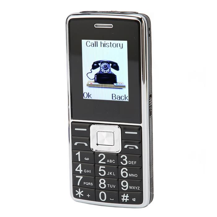 Qiilu Téléphone portable G699 2G G699 2G GSM Téléphone portable ...