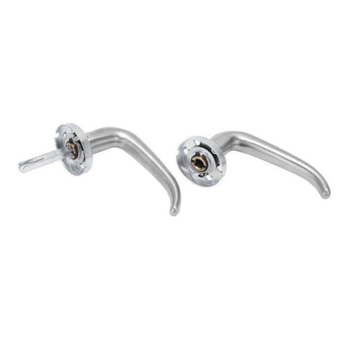 Qiilu levier de porte en acier inoxydable Levier de porte fendu en ...