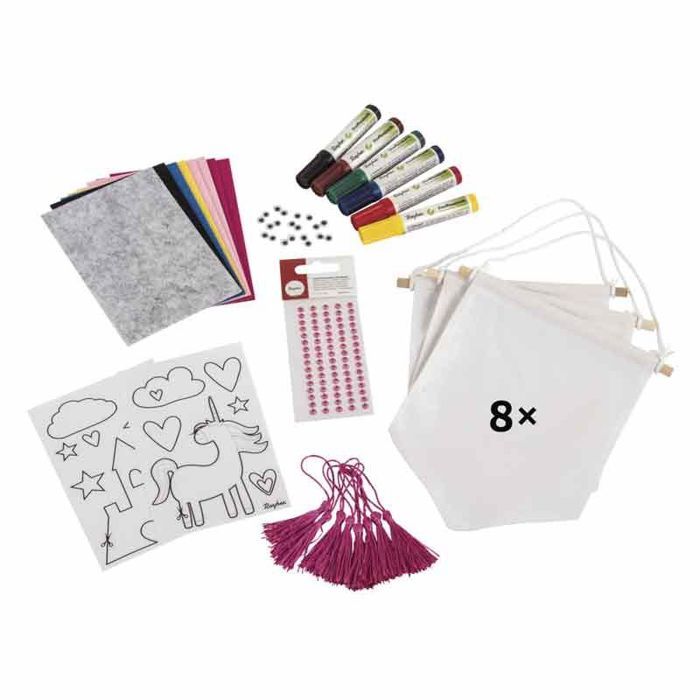 Kit DIY fanion licorne 21 x 18 cm - Cdiscount Maison