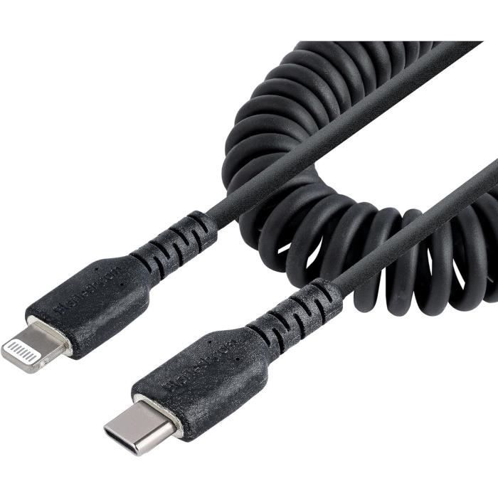 Câble Usbc Vers Lightning De 50Cm Adaptateur Usb C Vers Lightning Noir ...