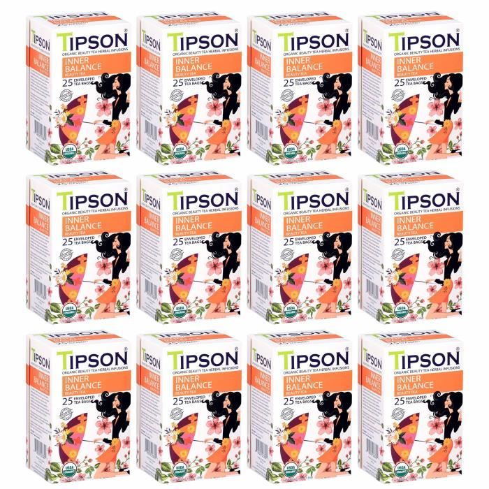 Tipson Organic Beauty INNER BALANCE Thé en sachets 300 x 1,5 g ...