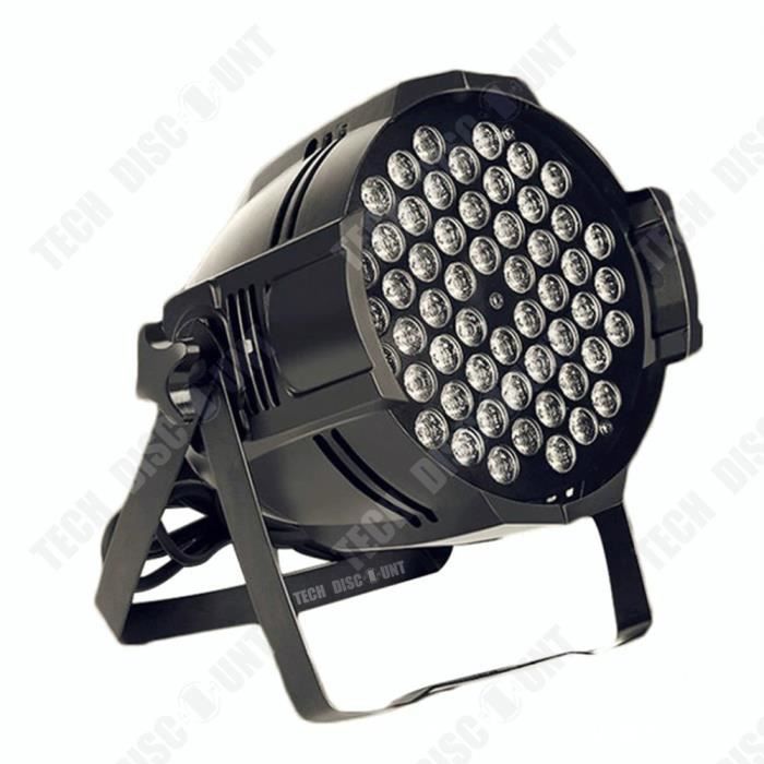 Éclairage de scène - TECH DISCOUNT - 54 lumières LED - Commande vocale ...