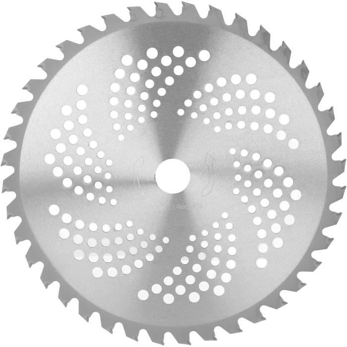 Débroussailleuse Lame De Scie, Tondeuse À Gazon Coupe Gazon 40T Outil De Jardin Disque De Coupe ...